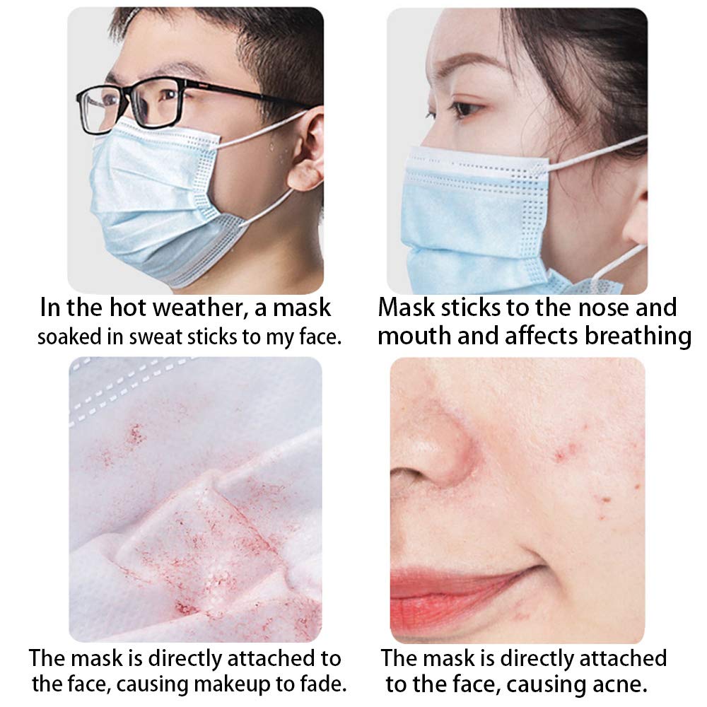 YBP 3D-Face Mask Bracket Internal Support-Frame 5PCS Protector Lipstick