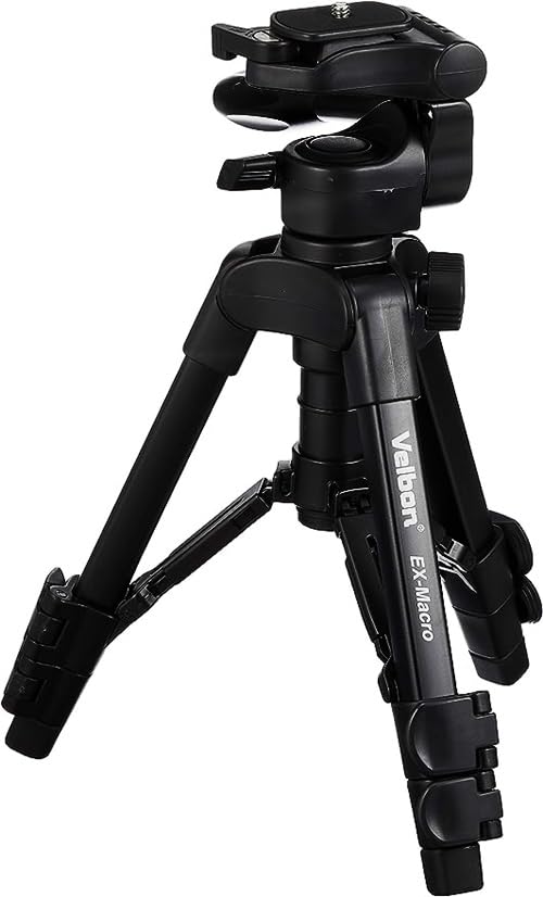 Velbon EX-Macro Aluminum Table Tripod with 3 Movement Head