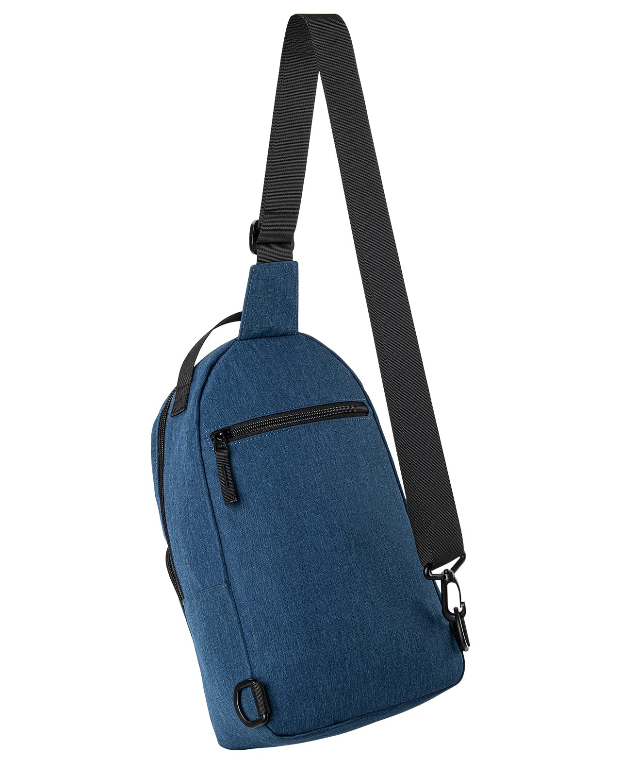 WATERFLY Women's Crossbody Mini Bags: Small Sling backpack with Zipper Pocket Adjustable Strap (Blue)