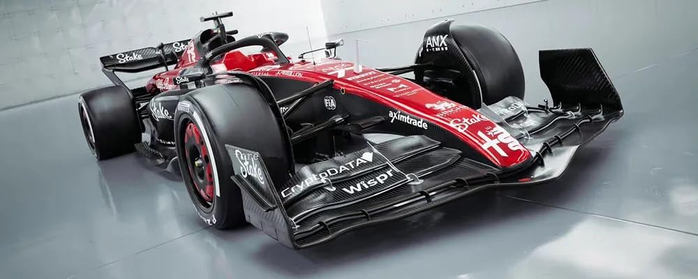 Xiangtat 1/43 Bburago 1:43 Alfa Romeo F1 Team Stake 2023 C43 77# Valtteri Bottas Alloy Car Die Cast Model Collection Gift (C43 77#)