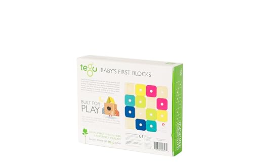 Tegu 15 Piece Magnetic Baby’s First Building Blocks, Tints