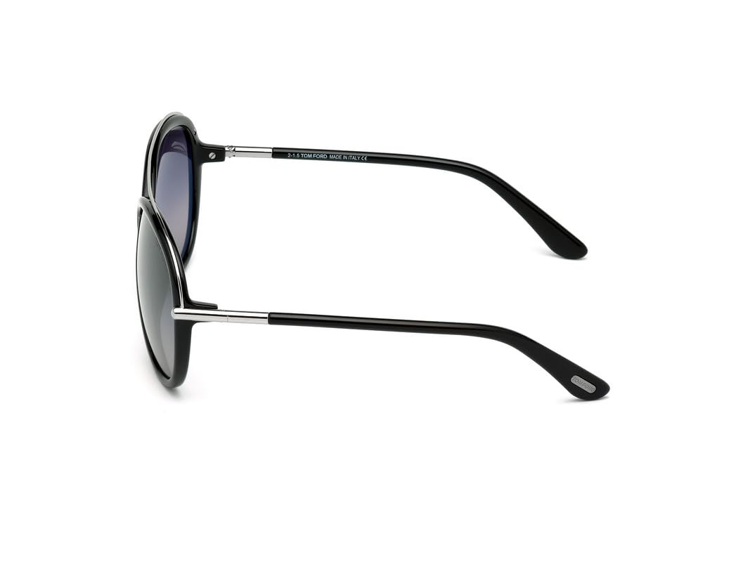Tom Ford Women's FT0454 Sunglasses, Shiny Black