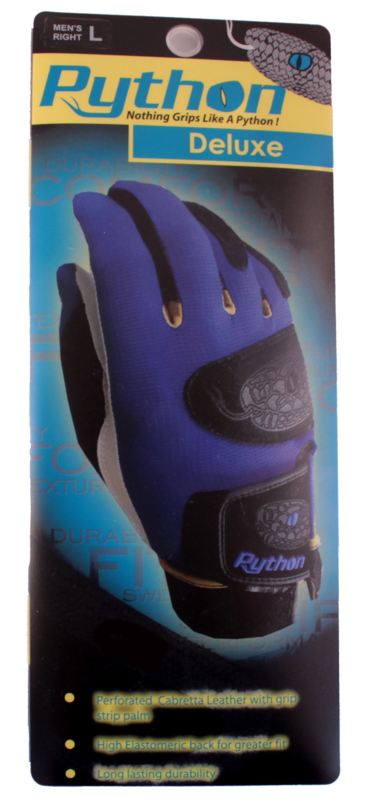 Python Deluxe Racquetball Glove, Right Hand-XXL