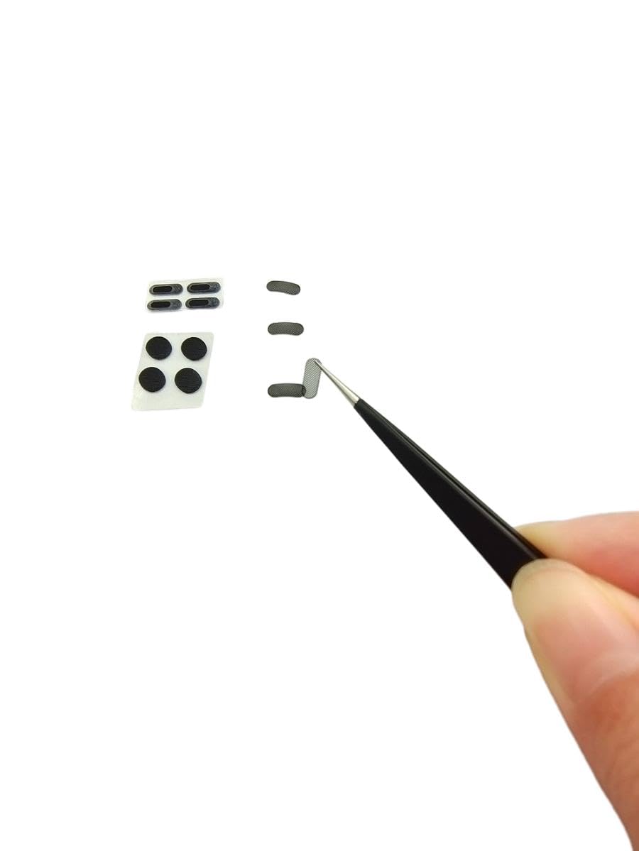 ZG0I7 Earphone Mesh Filter for Airpords Pro Repair Parts Replacement Dustproof Filter Tool Set 2 Pairs with Anti Static Stainless Steel Tweezer