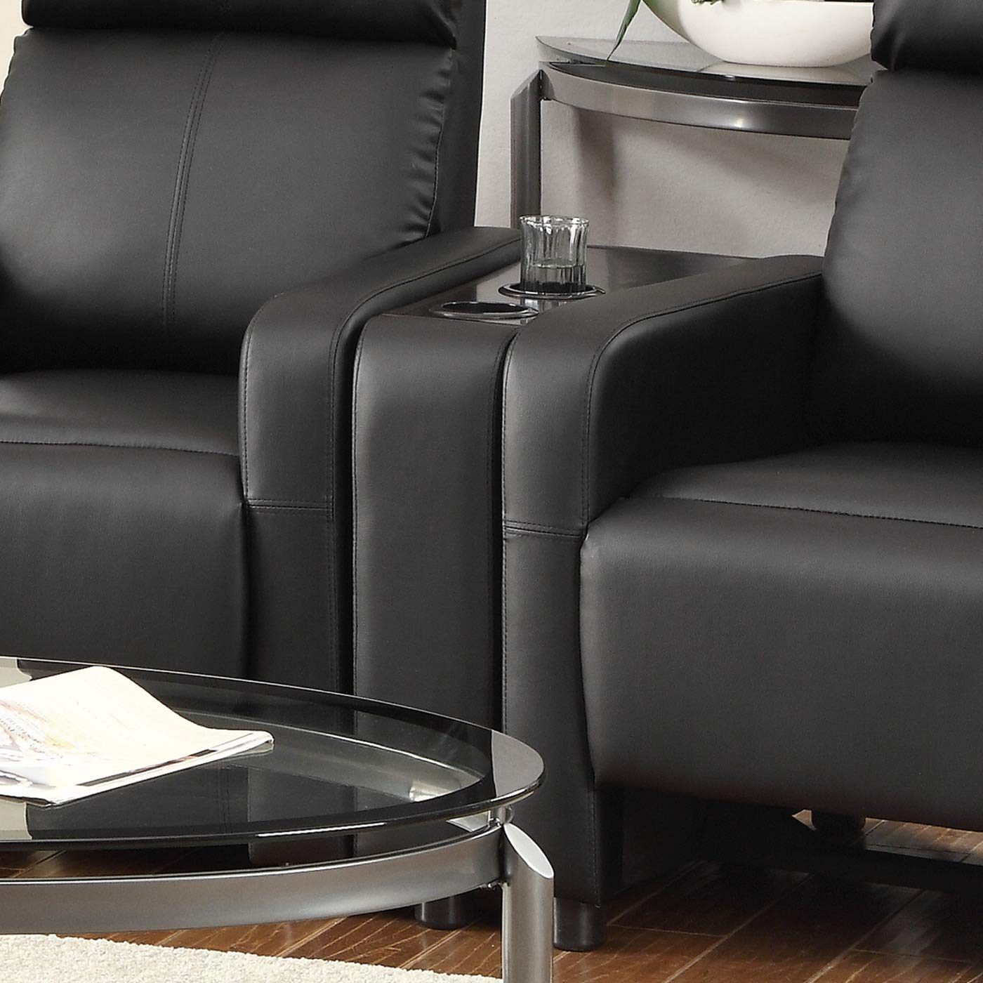 Toohey Home Theater Console Table Black 600182