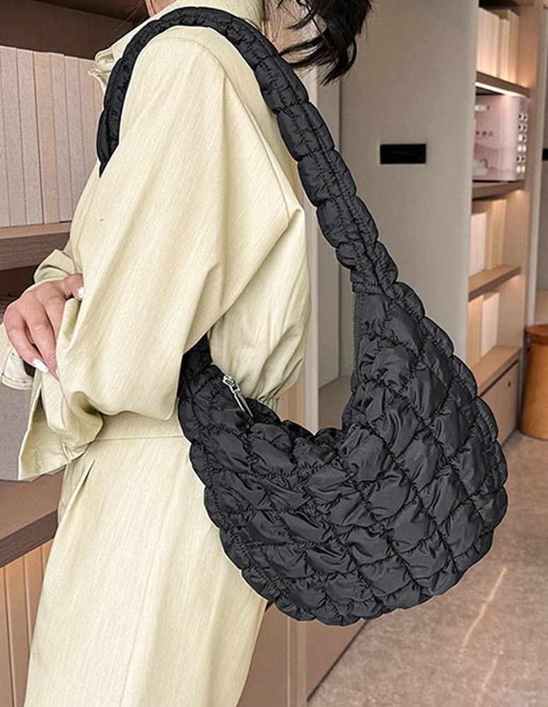 Women's Shoulder Tote Bag Chic Handbag Shoulder Bag Puffer Tote Bag Cute Purse Crossbody Bag Bubble Bag