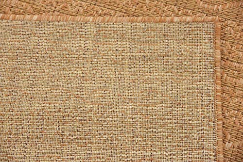 Unique Loom Outdoor Modern Collection Area Rug - Links (2' 2" x 6' 1" Runner, Light Brown/ Brown)