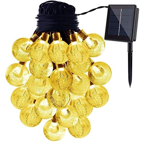 WDWL Solar String Light, Outdoor Fairy Lights Waterproof Crystal Ball Decorative Lights for Garden, Terrace, Garden, Home Decorative Lights