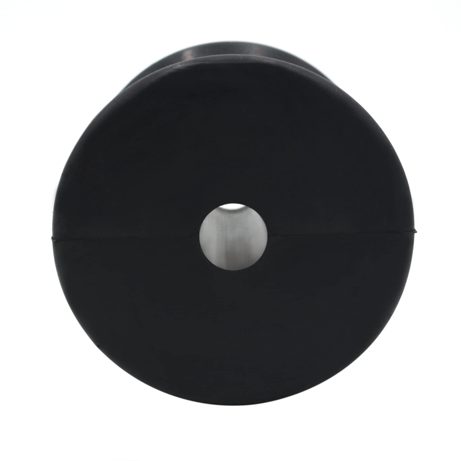 UANOFCN 3" Width Boat Trailer Bow Stop Roller by 1/2" Shaft Non Marking Rubber