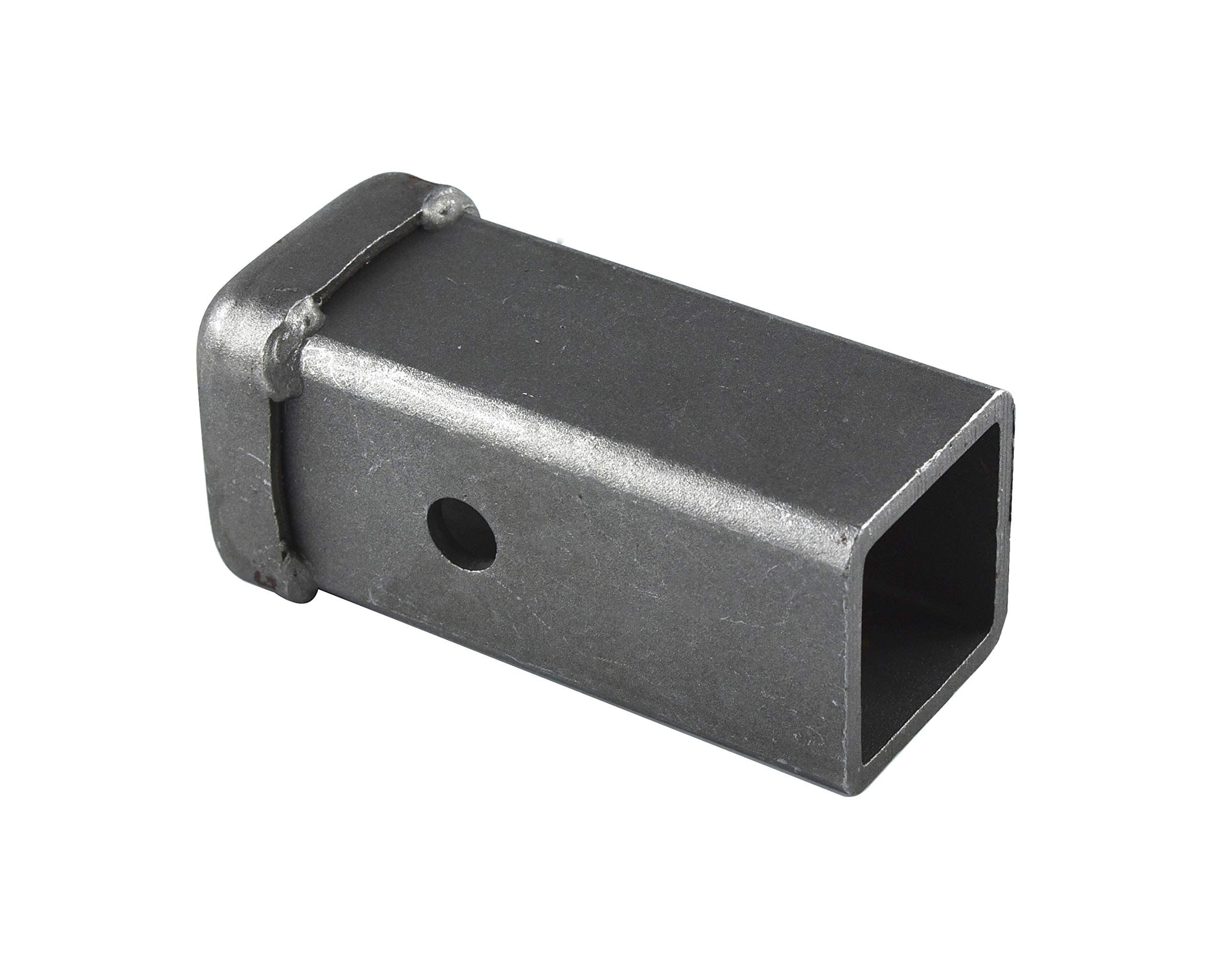 TOPTOW 64453-2 Trailer Hitch Receiver Tube 2-inch X 6-inch Length Storage Box, Weld on Raw Steel, 2 Packsā¦