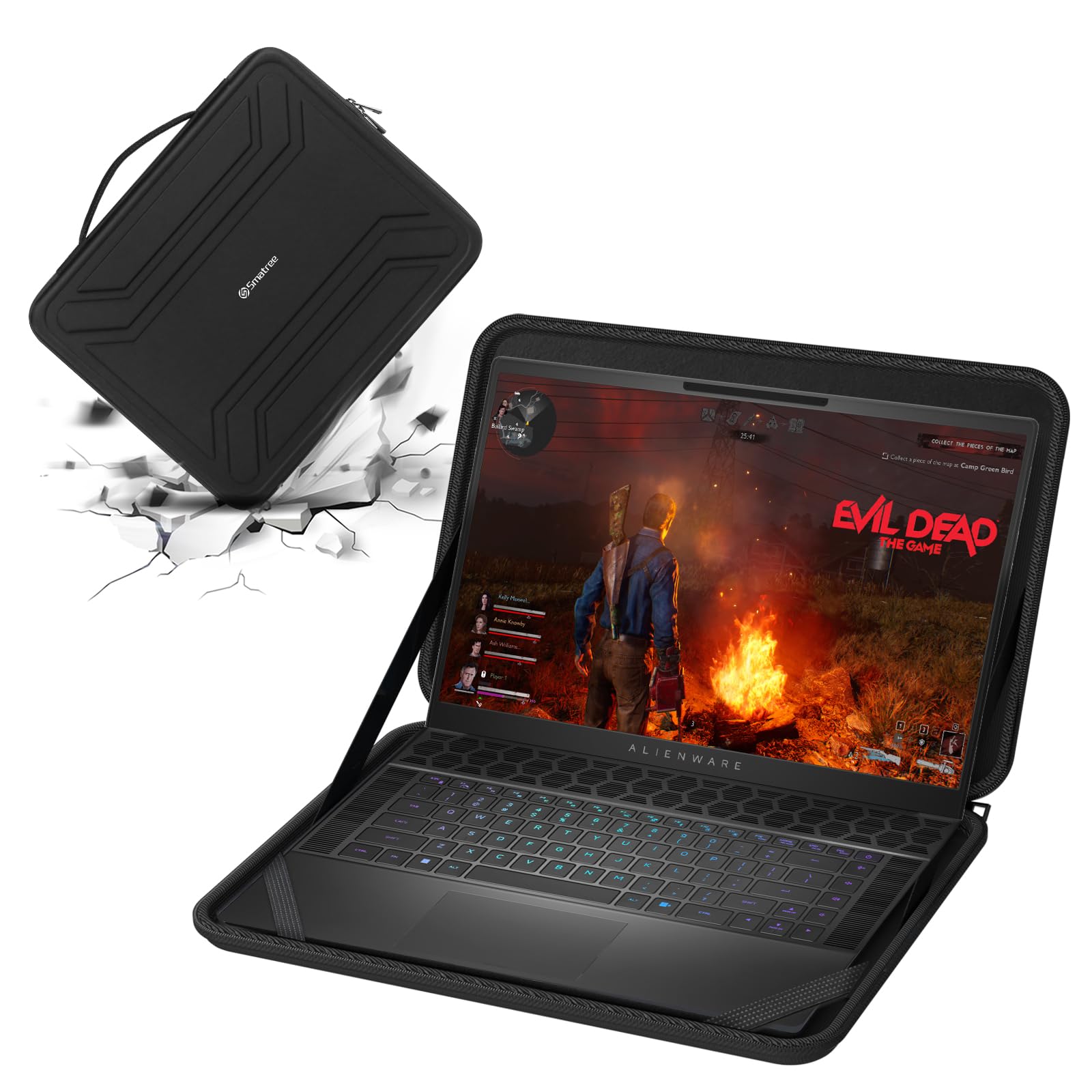 Smatree 16 inch Laptop Sleeve Hard EVA Shell Case for Alienware x16 R1 Gaming Laptop 16inch, for Alienware m16 R1 Gaming Laptop 16inch Laptop case(Not Fit with Alienware m16 R2 !)