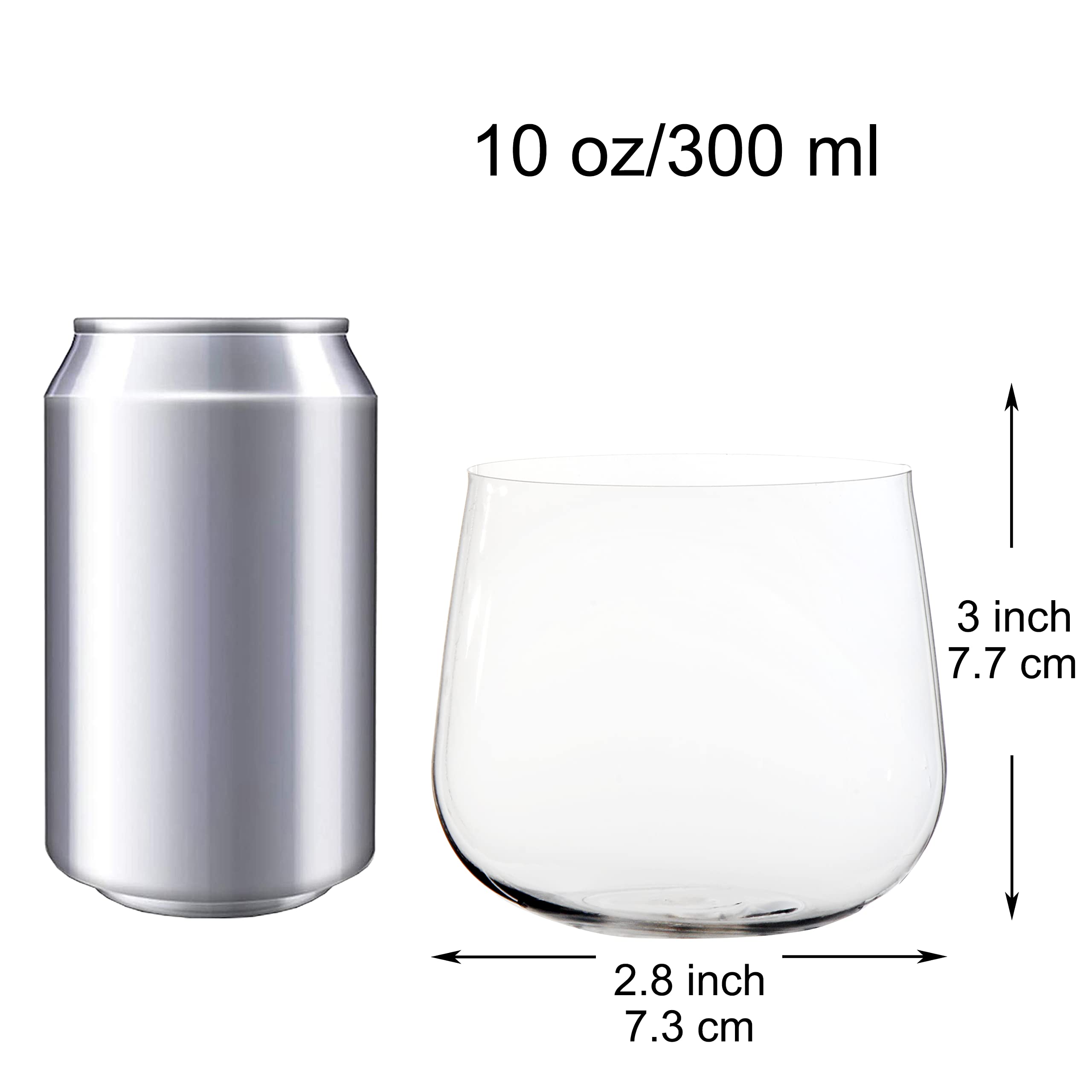 Youngever 12 Pack Plastic Red Wine Glasses, 10 Ounce Shatterproof Wine Glasses