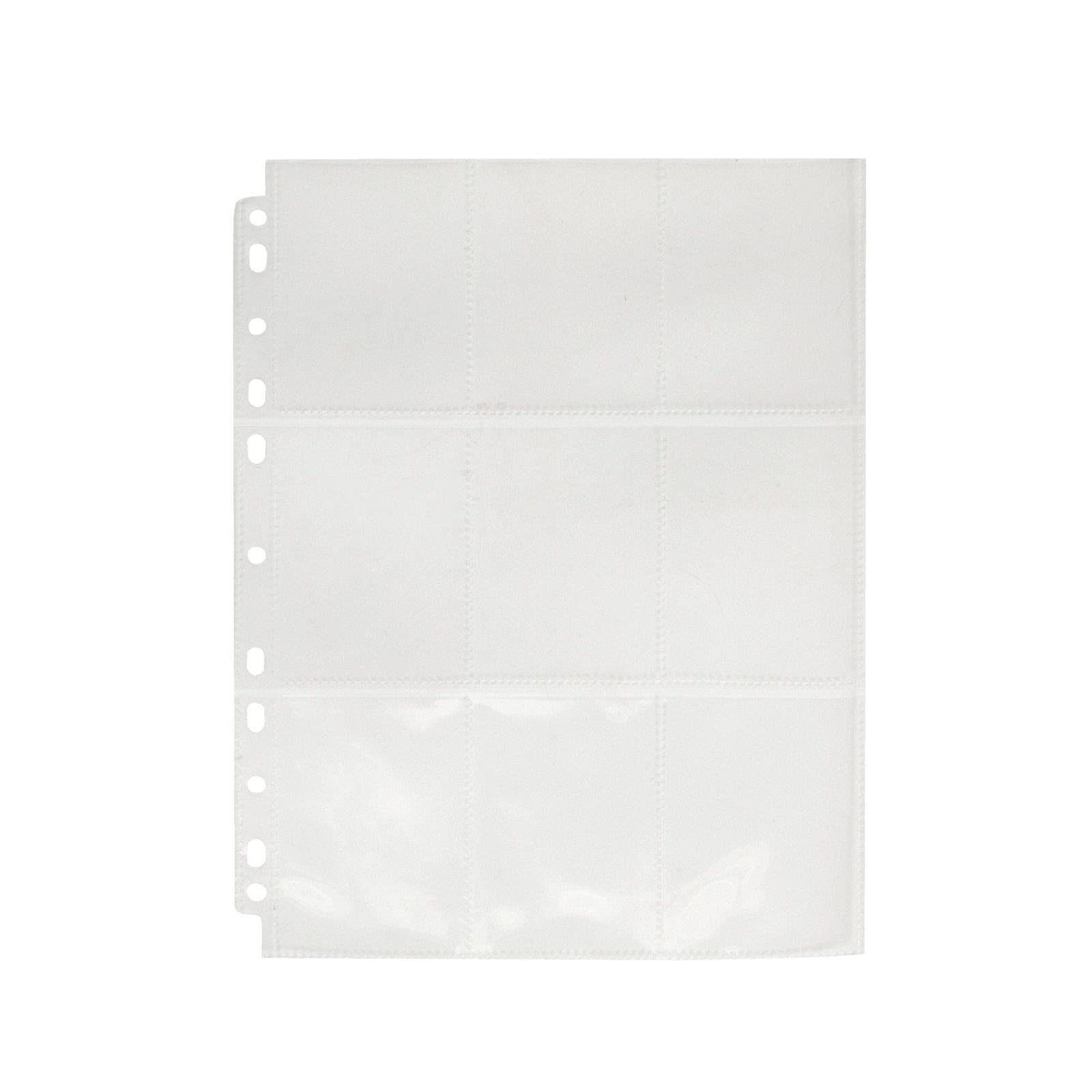 Trading Card Binder Sleeves with 9 Pockets Per Page (1800 Slots, 100 Sheets)