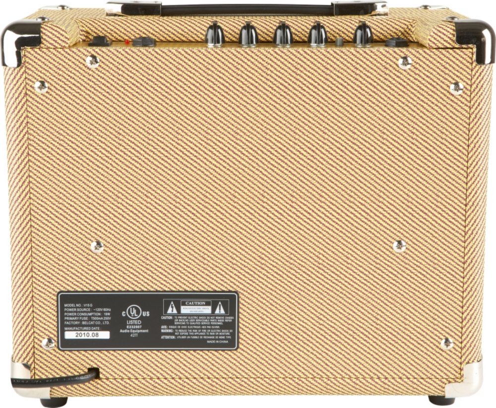 Rogue V15G 15W 1x6.5 Guitar Combo Amp Vintage Tweed