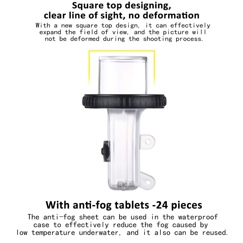 ULANZI OP-10 60 Meters Waterproof Case Underwater Housing Compatible for DJI OSMO Pocket Gimbal