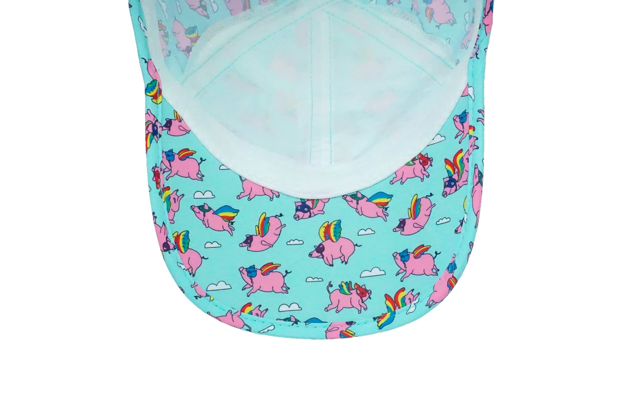 Sprints Flying Pigs Race Day Performance Running Cap | The Lightweight, Quick Dry, Sport Hat Sky-Blue, One Size