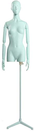 TOPRP Mannequin Display Stand Female Tailors Dummy,Dressmakers Fashion Mannequin Display,Adjustable Dummy,with Double Reinforced Base