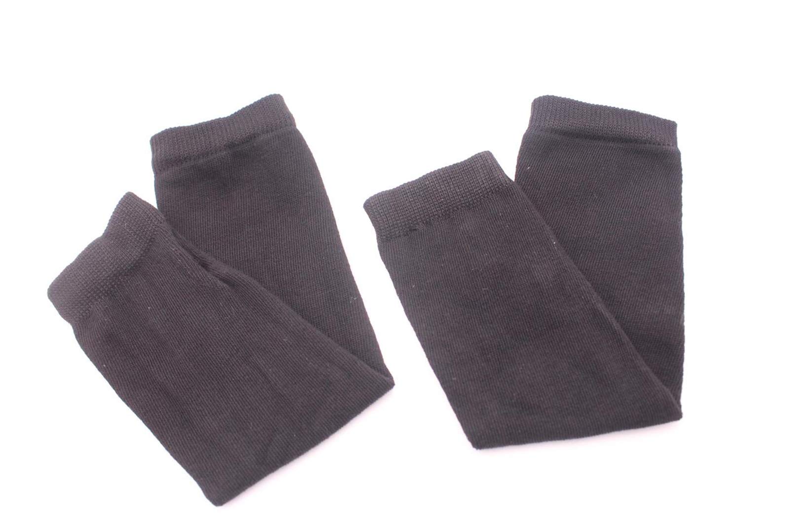 UPSTORE Fingerless Elastic Arm Sleeve Winter Warmer Armsleeve Cuff for Ladies Women Girl Color Light Grey (Black)