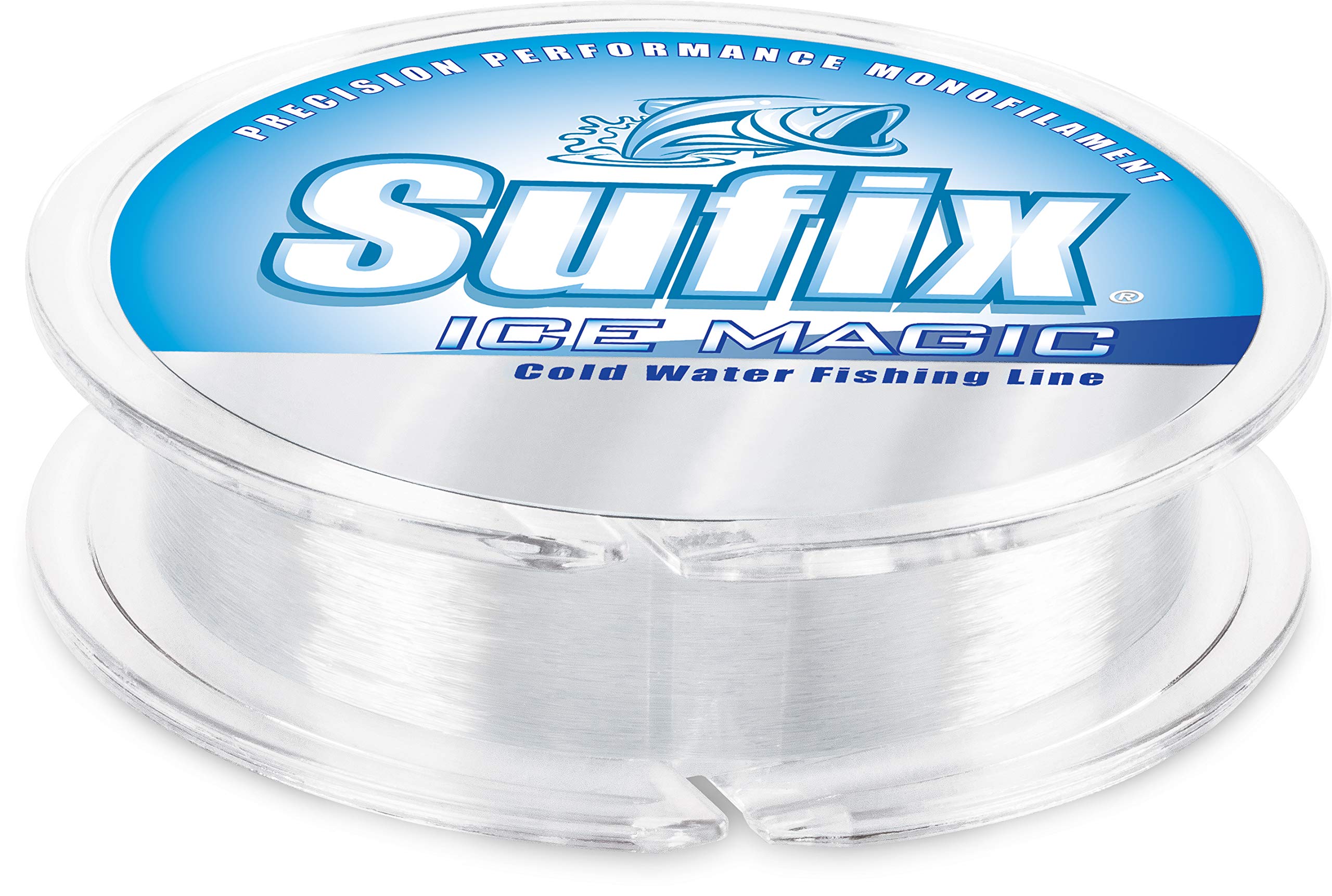 Sufix Ice Magic 100 YD Spool (Clear, Size- 8 lb)
