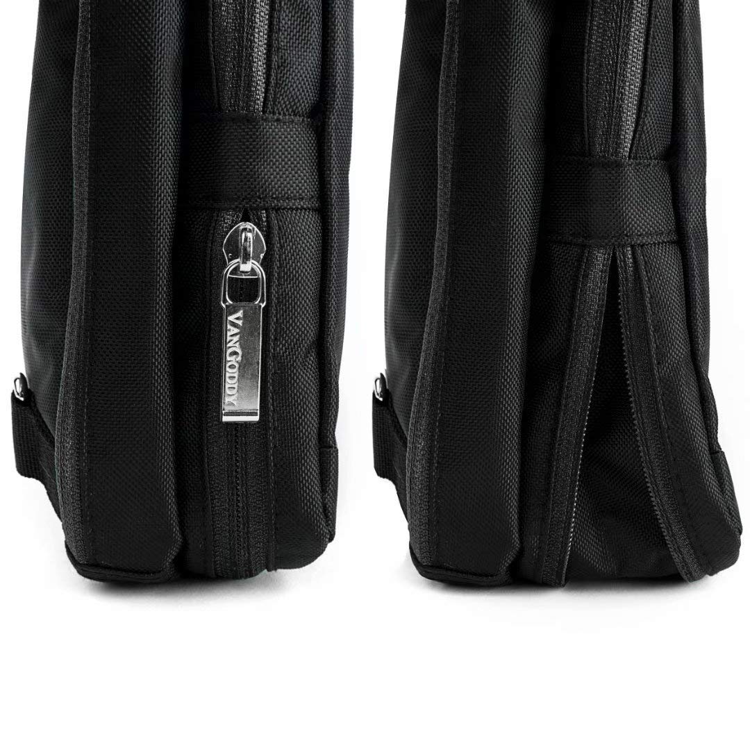 Vangoddy Shoulder Messenger Bag for Dell Latitude 7200, Latitude 7285, Latitude 5290, Inspiron 11 3000, Latitude 12, Laptops and Tablets up to 11.5 inches (Black) Package Includes Wireless Mouse