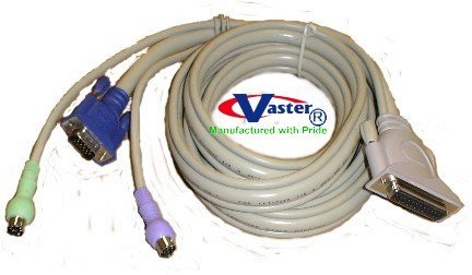 SuperEcable - 15088 6 Ft CYBEX AUTO View 400 KVM Cable Set.