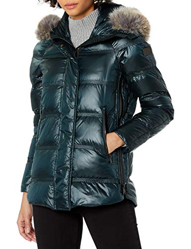 Tumi Women's Luxe Down Parka, Spruce, Large