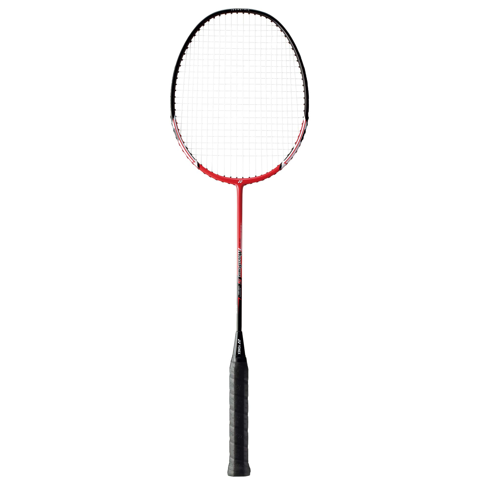 YONEX Muscle Power 5 Badminton Pre-Strung Racket (Red) (UG4)