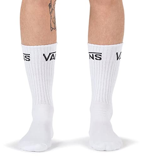 Vans Classic Crew Checkerboard Socks 3 Pack Men's , White, 6.5-9