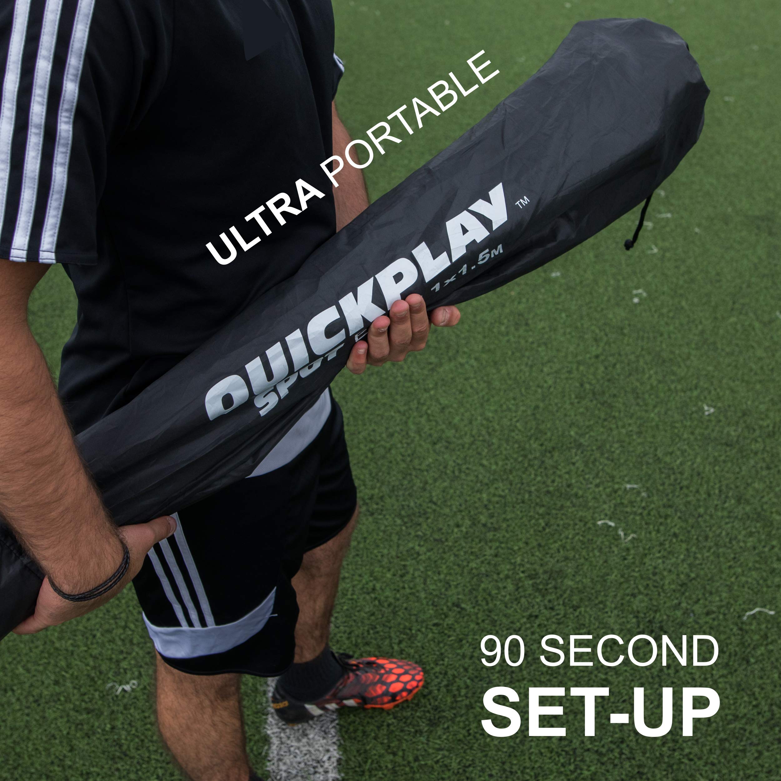 QUICKPLAY Spot Target Soccer Rebounder | Perfect for Team or Solo Soccer Training 7x7'