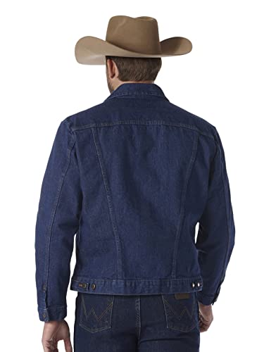 Wrangler mens Cowboy Cut Western Unlined Denim Jacket outerwear, Denim, Large US