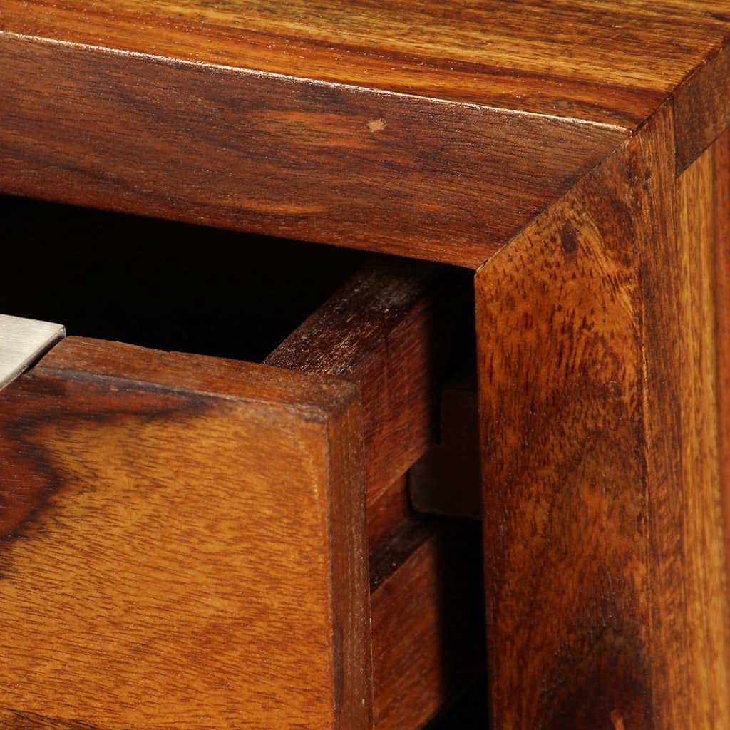 THYUOVAI TV Cabinet,Sideboard Lowboard Media Console Cabinet HiFi Cabinet Tv Table Suitable for Living Room,Bedroom,Closet,Hallway,Foyer,Office Solid Sheesham Wood 47.2"x11.8"x11.8"