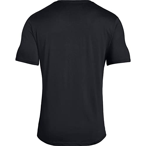 Under Armour Mens Global Foundation Short-Sleeve T-Shirt , Black (001)/Red , Large