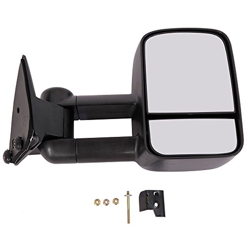 Towing Mirrors Replacement for 1988 1989 1990 C1500 C2500 C3500 C3500 K1500 K2500 K3500 Tahoe Suburban GMC Pickup Truck Driver and Passenger Side Replacement Telescopic Extendable (Manual Extend)