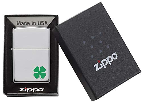Zippo Bit O' Luck Pocket Lighter, High Polish Chrome, One Size (24007)