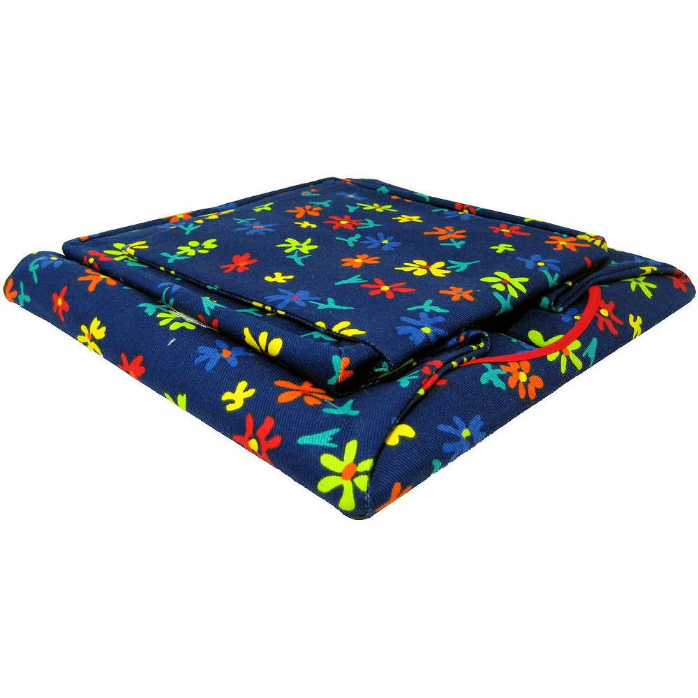 Toy Pop Up Play Fabric House, 2 Sleeping Bags, Blue Print Fabric for Dolls, Stuffed Animals (B-090 Barbie print)