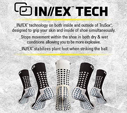Trusox 3.0 Mid-Calf Cushioned Socks, White, Adult Medium