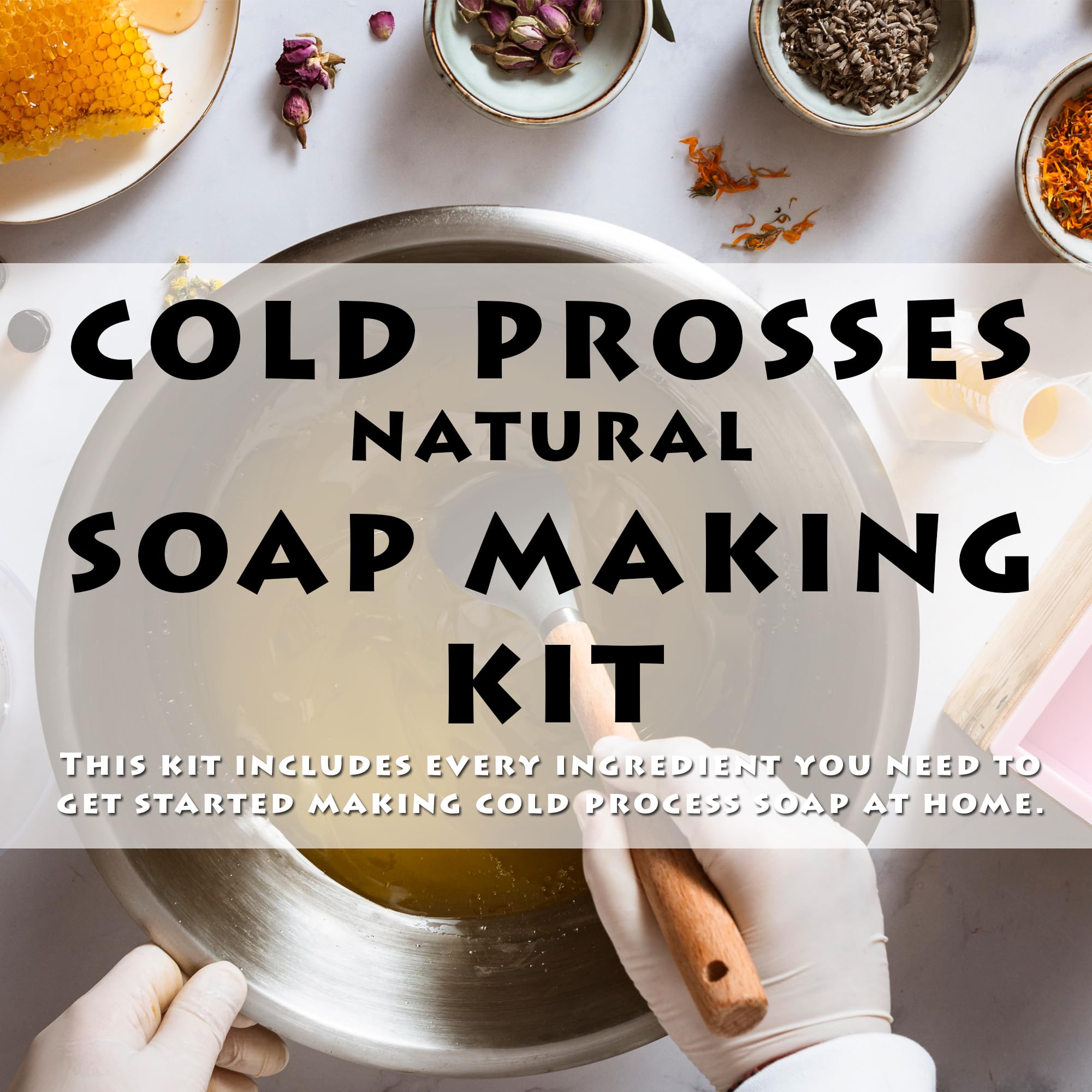 Soap Making Kit for Adults, Make Your Own Soap, DIY Natural Soap Supplies