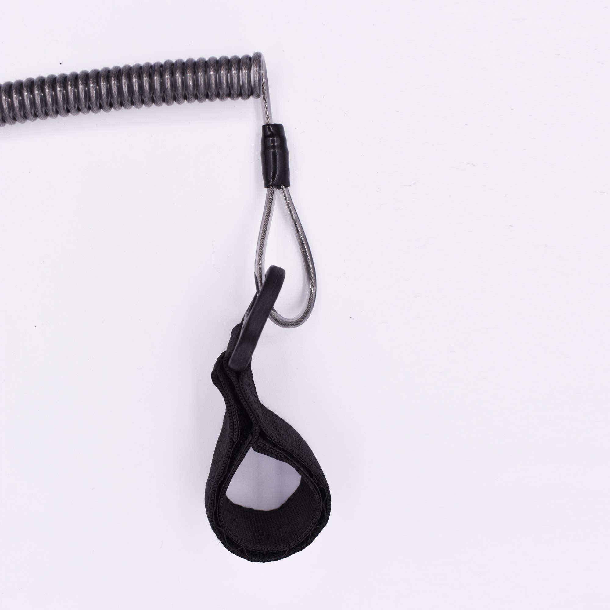 YYST Two Deluxe Coiled Kayak Paddle Leash Kayak Rod Leash Tool Lanyard SUP Paddle Leash - No Paddle!