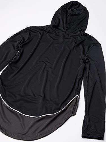 Under Armour Girls' Tech Long-Sleeve Layer T-Shirt , Black (001)/White , Youth Small