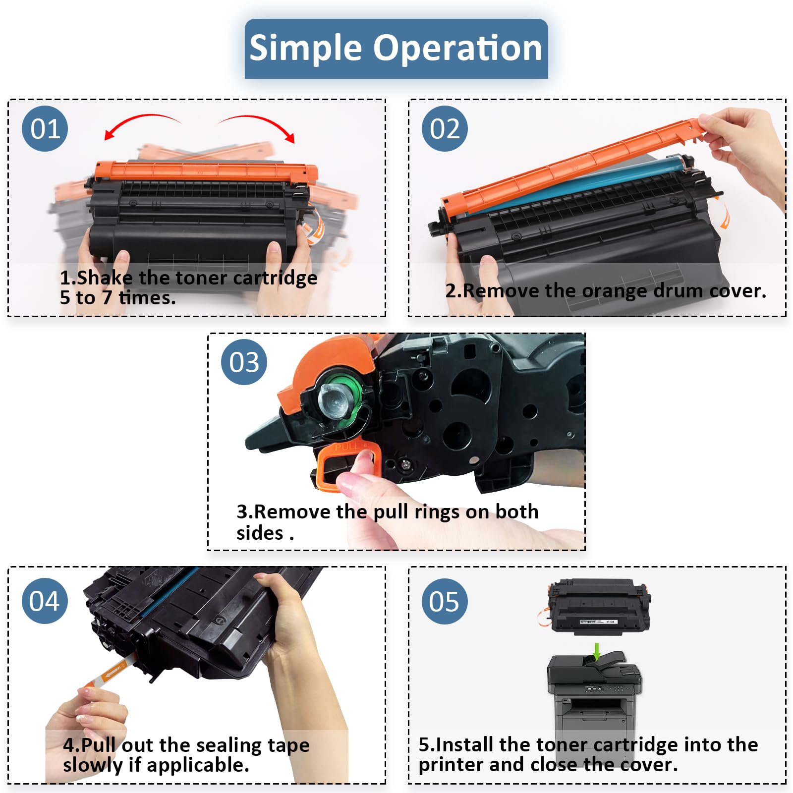 STimprint Compatible Toner Cartridge Replacement for 64A CC364A Work with Laser-Jet P4014N P4014DN P4015N P4015X P4015DN P4515N P4515X P4014 P4015 P4515 Printer(Black, 1-Pack)
