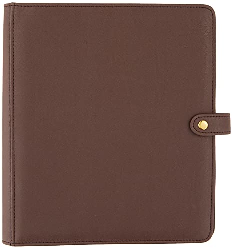 Ultra Pro 58001 Photo Album with Strap Closure, Brown