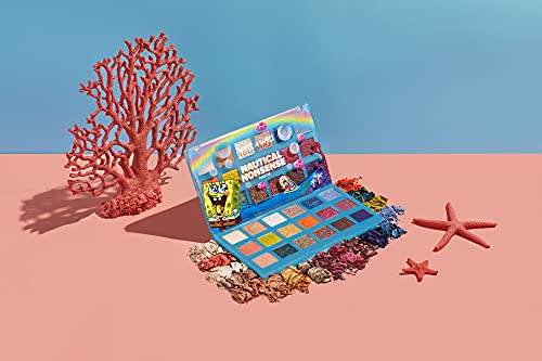 wet n wild Palette SpongeBob Squarepants Makeup Eyeshadow and Makeup Pigment Set 1114233, Nautical Nonsense, 0.82 Ounce