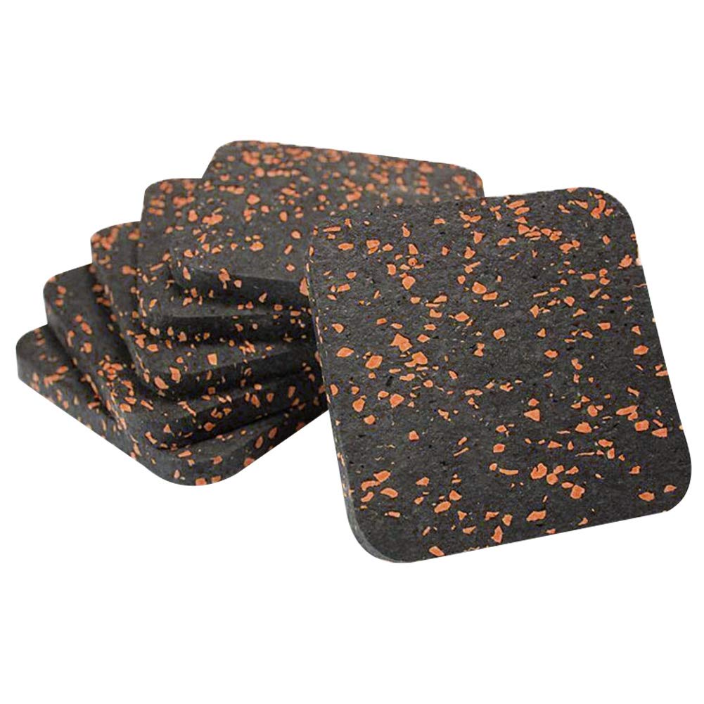 YOUNGL Treadmill Mat, Floor Pad Treadmill Rubber Cushion Treadmill Cushion Shock Absorbing Home Floor Protector Pad for Exercise Equipment