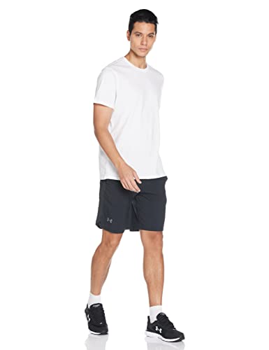Under Armour Men's Launch Run 9-Inch Shorts , Black (001)/Reflective , X-Large