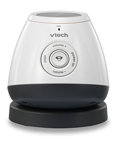 VTech DM271-102 Audio Baby Monitor with Glow-on-Ceiling Night Light, Open or Closed Door/Window Sensor, Vibrating Sound-Alert, Talk Back Intercom & Belt Clip