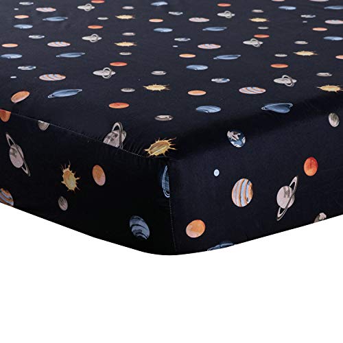 Totoro Planet Printed Full Sheet Set, 4 Piece Bed Sheets with 1 Full Fitted Sheet 1 Flat Sheet 2 Pillowcases, Soft Breathable Bed Sheets for Kids Bed