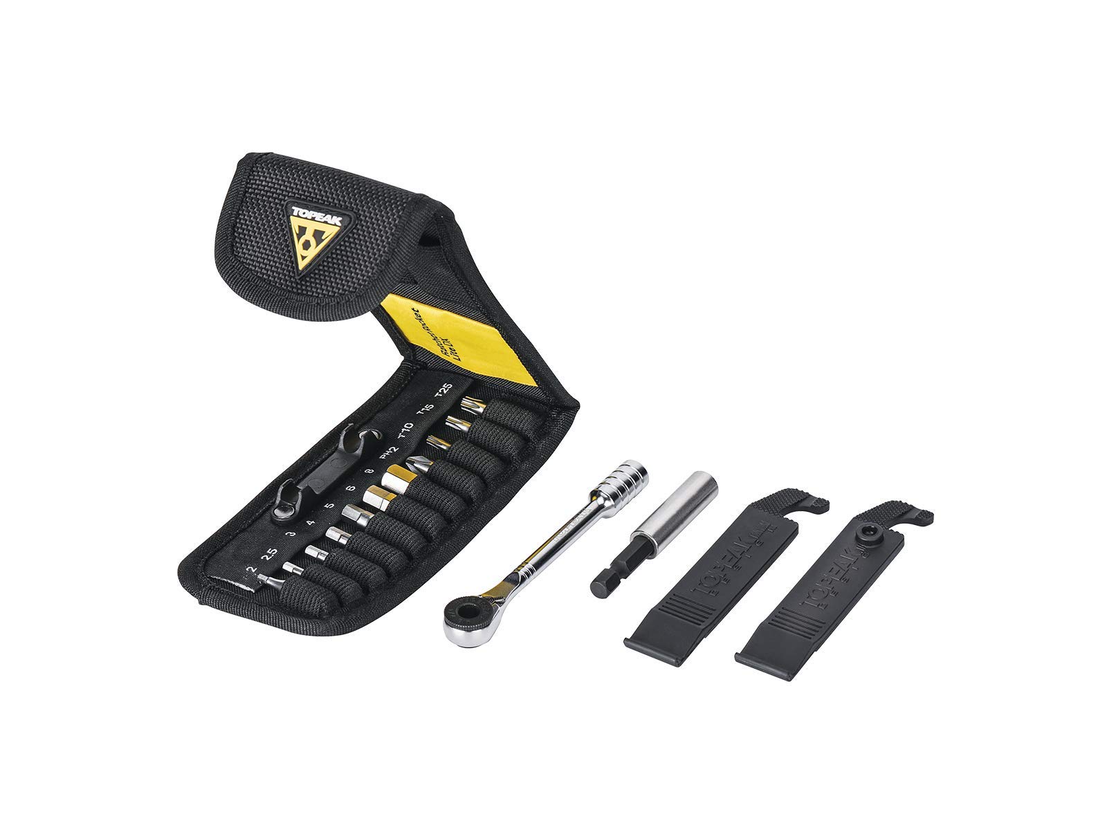 Topeak TT2524 Ratchet Rocket Lite DX Tool, Black, 12 & Victorinox Swiss Army SwissCard Pocket Knife, Ruby, 81mm