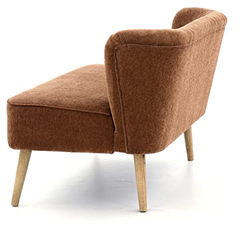 Signature Design by Ashley Collbury Mid-Century Modern Accent Bench, Brown