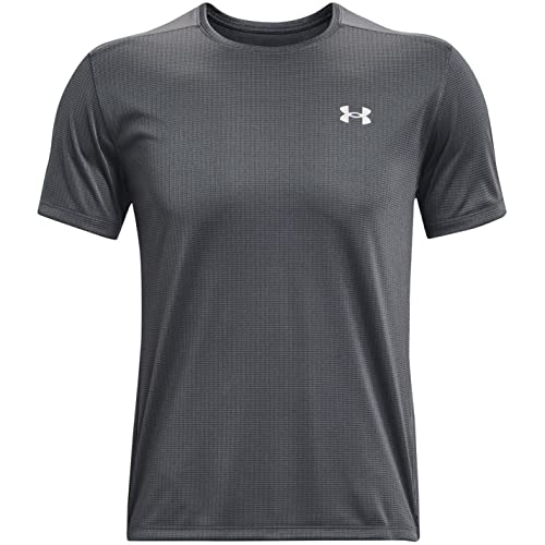 Under Armour Men's Speed Stride Short-Sleeve T-Shirt , Pitch Gray (012)/Reflective , X-Large
