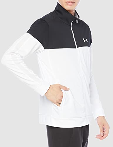 Under Armour Men's Sportstyle Pique Jacket , Black (006)/White , XX-Large Tall